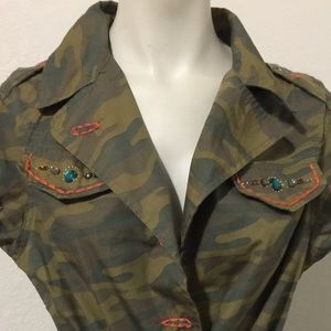 Victoria's Secret | Jackets & Coats | Victoria Secret Military Jacket ...