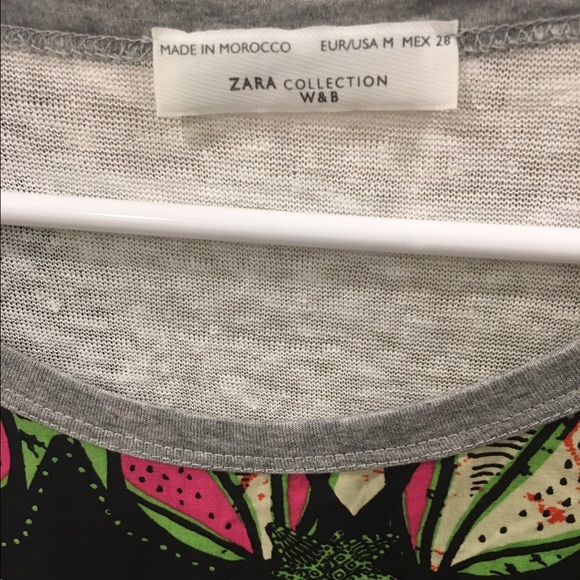 Zara | Tops | Zara Multicolored Top | Poshmark