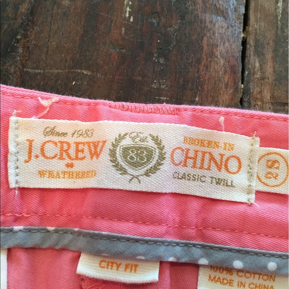 J. Crew | Pants & Jumpsuits | J Crew Pink Chinos | Poshmark