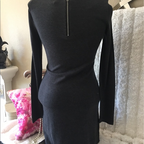 Divided | Dresses | Divided Brand Charcoal Gray Sweater Dress Sz 6 ...