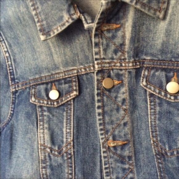 Maison Jules | Jackets & Coats | Button Front Denim Jacket B37 | Poshmark
