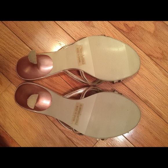 Breckelles | Shoes | Bronze Copper Metallic Heels New In Box Size 8 ...