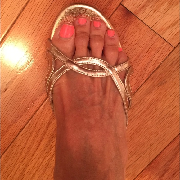 Breckelles | Shoes | Bronze Copper Metallic Heels New In Box Size 8 ...