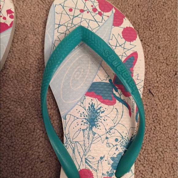 Havaianas | Shoes | Havaianas Disney Tinkerbell Sandals Kids Size 34 ...