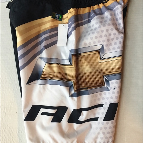 General Motors | Swim | Gm Chevy Racing Mens Lrg Swim Trunks Shorts ...