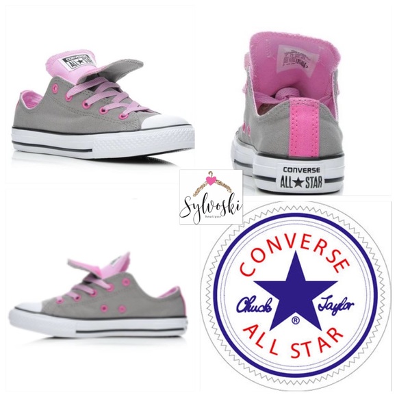 Converse | Shoes | Converse Kids Chuck Taylor Allstar Double Tongue ...