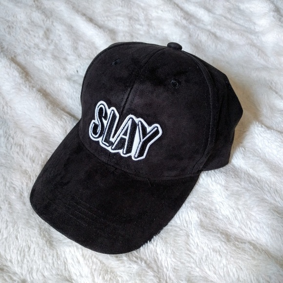 Accessories | Slay Beyonce Bey Bae Suede Black Dad Hat | Poshmark