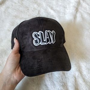 Accessories | Slay Beyonce Bey Bae Suede Black Dad Hat | Poshmark