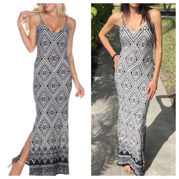 Dresses | Small Black White Maxi | Poshmark