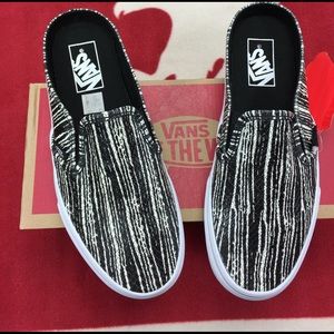 Vans | Shoes | Vans Classic Slipon Mule Striped Snakes | Poshmark