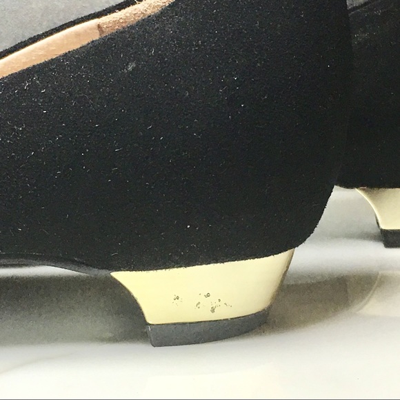 Eblan | Shoes | Eblan Gold Heeled Low Pumps | Poshmark