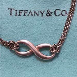 Tiffany & Co. | Jewelry | Tiffany Infinity Pendant Necklace | Poshmark