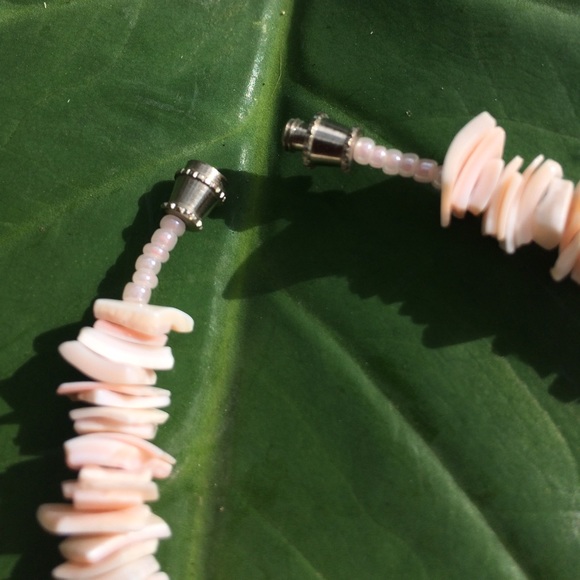 Jewelry | Light Pink Shell Bracelet | Poshmark