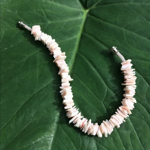 Jewelry | Light Pink Shell Bracelet | Poshmark