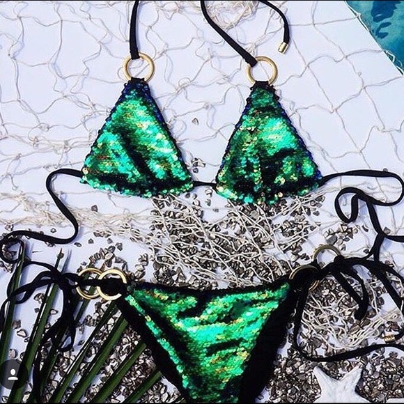 K's Closet | Swim | Emerald Green Luxe Bathing Suit | Poshmark