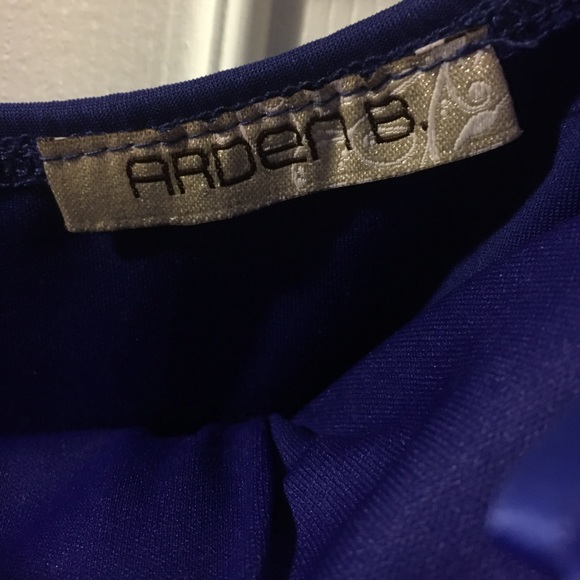 Arden B | Tops | Royal Blue And Black Arden B Tube Top | Poshmark