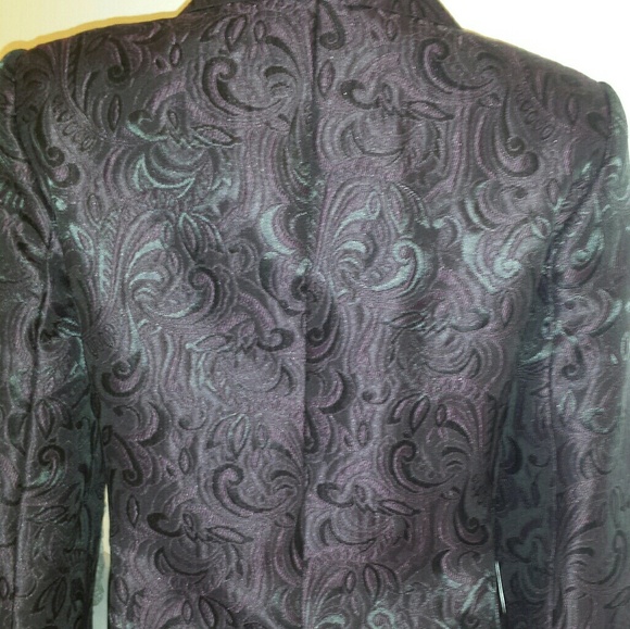 Rafaella | Jackets & Coats | Rafael Satin Brocade Blazer Size 8 | Poshmark