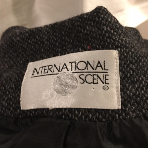International Scene | Jackets & Coats | International Scene Grey Tweed ...