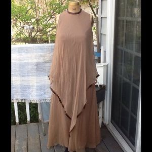 Jeri Modes New York | Dresses | Vtg Ethereal Goddess Layered Sheer Maxi ...