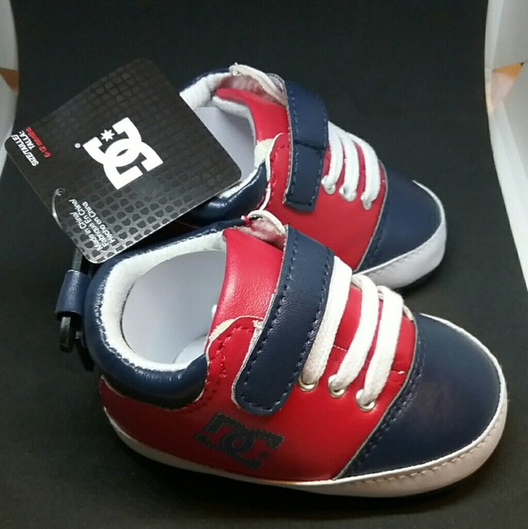 DC | Shoes | Dc Shoescrib Shoes Bluewhite Red 62 Mons | Poshmark