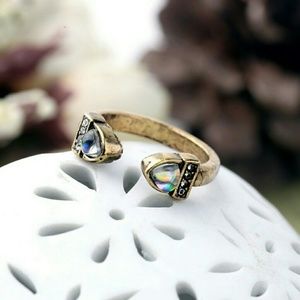 Jewelry | New Arrival Boho Rustic Crystal Stone Open Ring | Poshmark