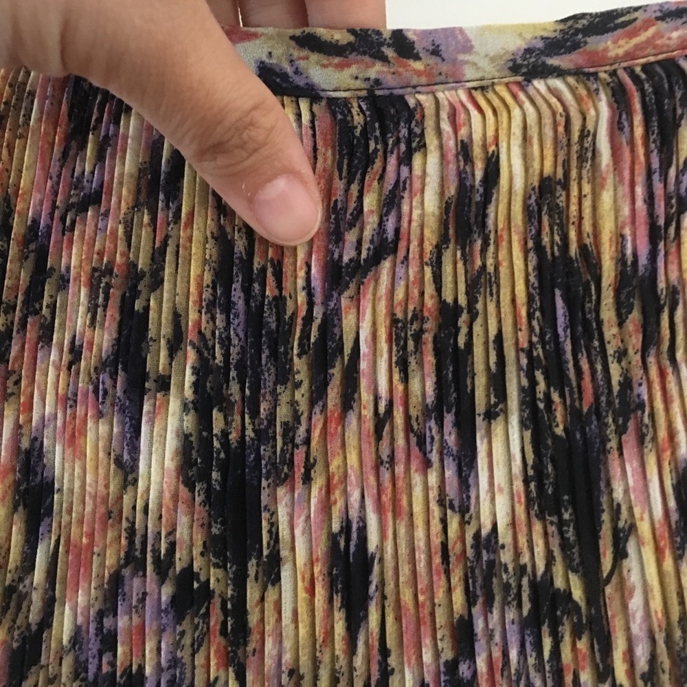 Micro Pleated Mini Skirt - Gem