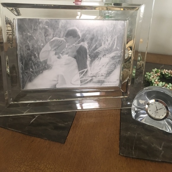 Lenox | Other | Nwt Lenox Crystal Frameclock | Poshmark