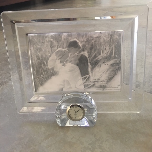 Lenox | Other | Nwt Lenox Crystal Frameclock | Poshmark