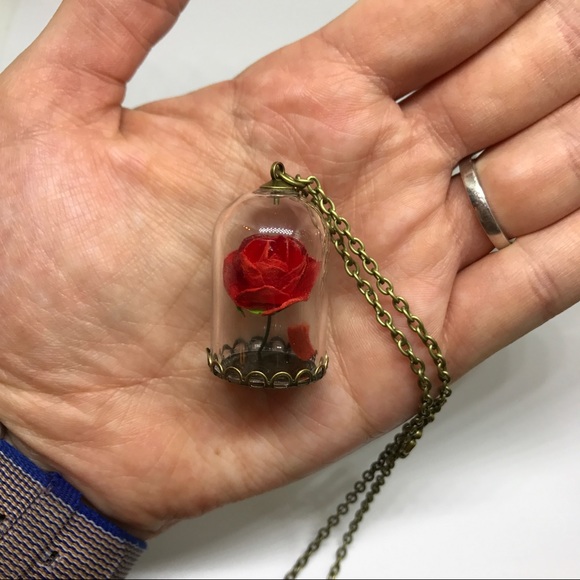 Jewelry | Enchanted Rose Necklace | Poshmark