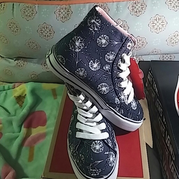 Vans | Shoes | Nib Girls High Top Vans | Poshmark