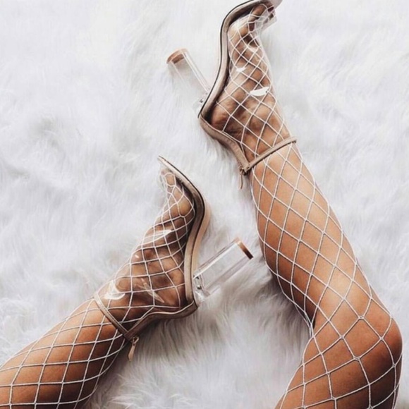 Boutique | Accessories | Clearancelarge Gauge Diamond Fishnet Pantyhose ...