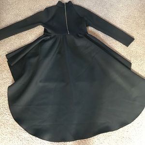 Eien | Dresses | Black Hi Lo Military Dress | Poshmark