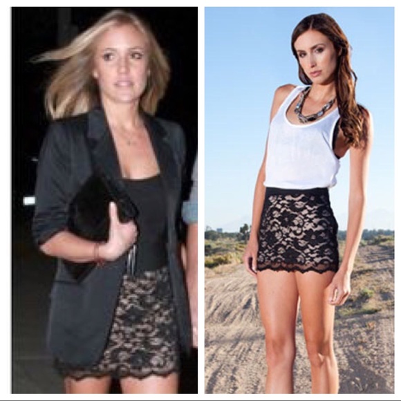 Donna Mizani | Skirts | Kristin Cavallari Lace Mini Skirt | Poshmark