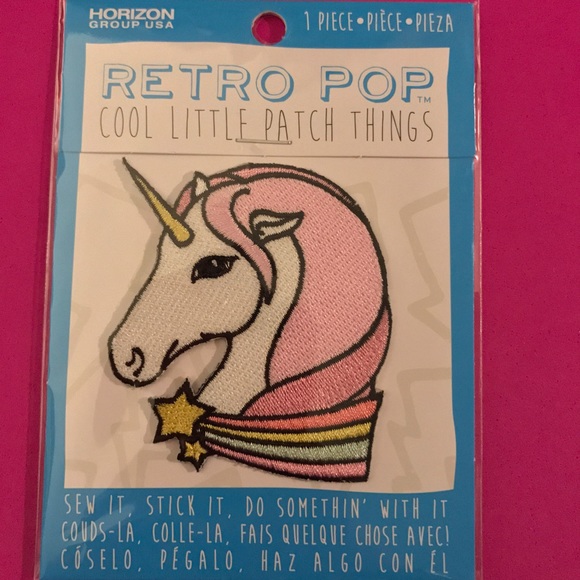 Accessories | Nwt Rainbow Unicorn Adhesive Patch | Poshmark