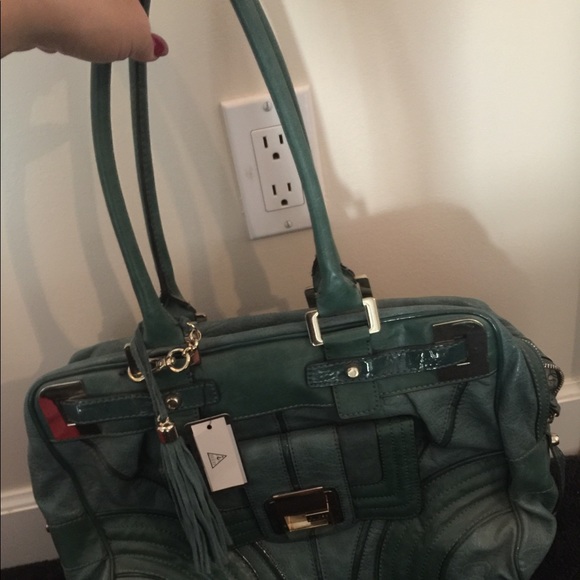 Bnwt guess bag different shades of green