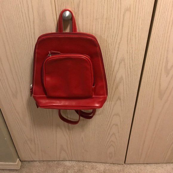 Bags | Red Backpack In Excellent Condition | Poshmark