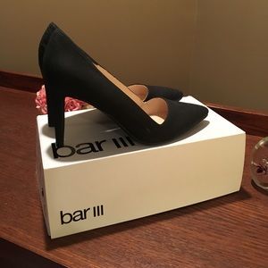 Bar III | Shoes | Brand New Bar Iii Black Heels | Poshmark