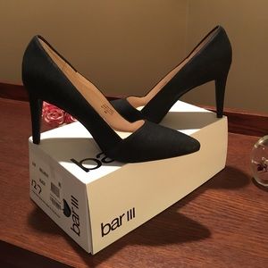 Bar III | Shoes | Brand New Bar Iii Black Heels | Poshmark