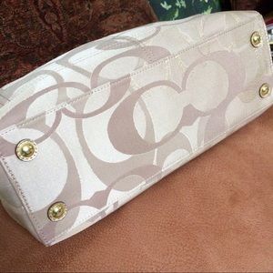 Coach | Bags | Coach Beige Satchel Handbag | Poshmark