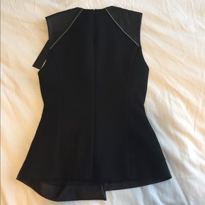 Barbara Bui | Tops | Barbara Bui Leather Top | Poshmark