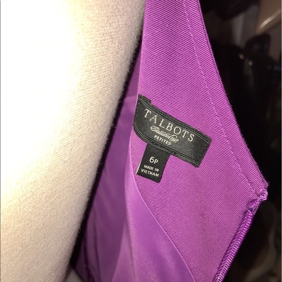 Talbots | Dresses | Talbots Plum Cocktail Dress Pretty In Plum | Poshmark
