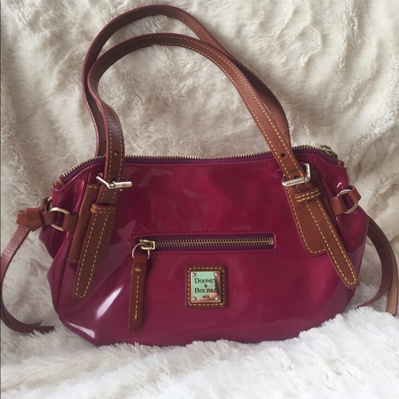 Dooney & Bourke | Bags | Dooney Bourke Raspberry Satchel | Poshmark