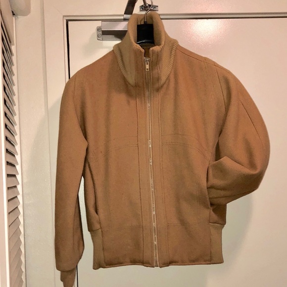 Jupiter | Jackets & Coats | Vintage Camel Wool Bomber Jacket By Jupiter ...