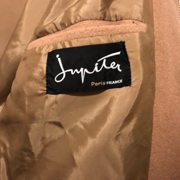 Jupiter | Jackets & Coats | Vintage Camel Wool Bomber Jacket By Jupiter ...