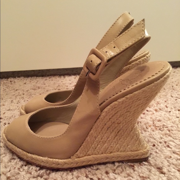 Christian Louboutin | Shoes | Christian Louboutin Wedges 36 6 Red ...