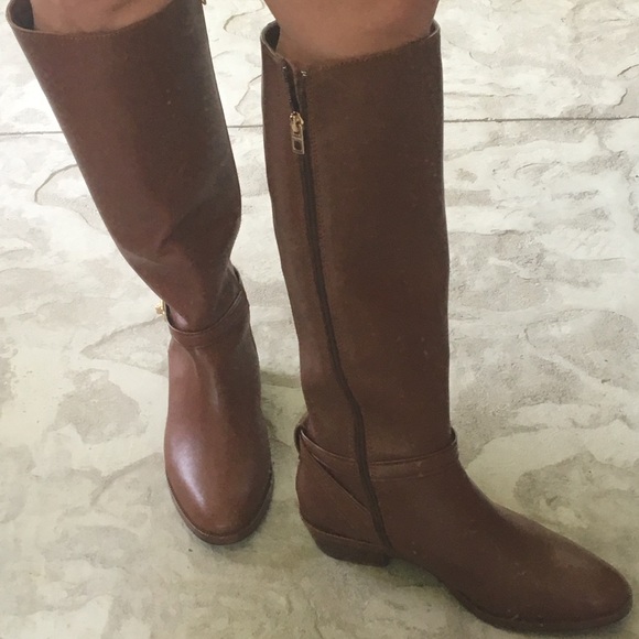 Coach | Shoes | Coach Caroline Riding Tall Calf Leather Boot | Poshmark