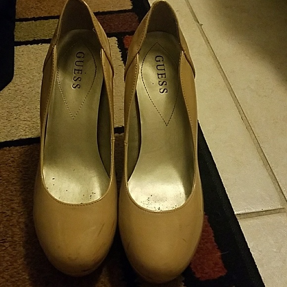 Guess | Shoes | Tannude Guess Platform Heels | Poshmark