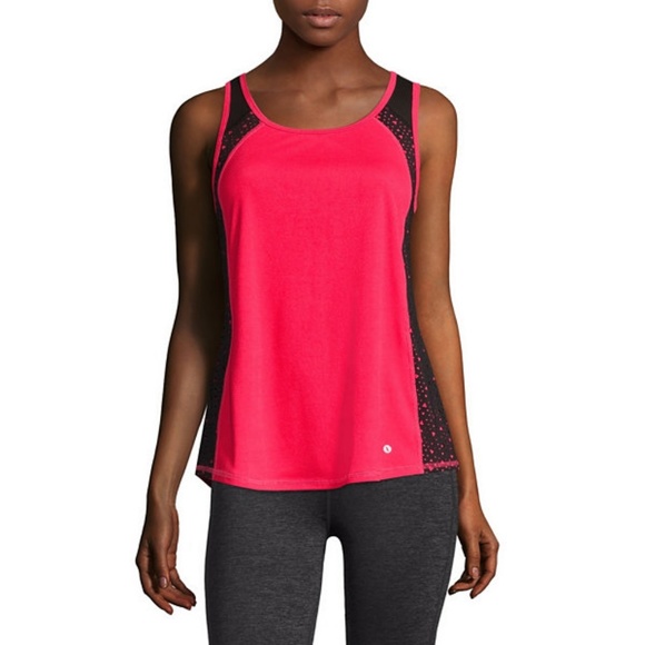 Xersion | Tops | Nwt Red And Black Sleeveless Gym Shirt | Poshmark