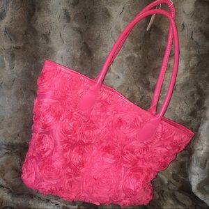 Avon | Bags | Avon Rosette Tote Bag Hot Pink New | Poshmark