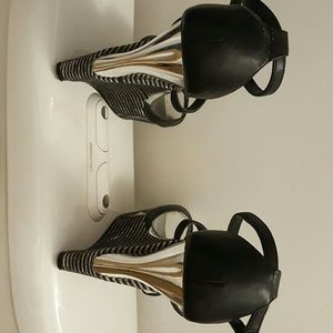 Call It Spring | Shoes | Black And Silver Call It Spring Platform Heels ...